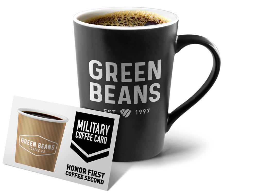 Military Gift Cards – Green Beans Coffee